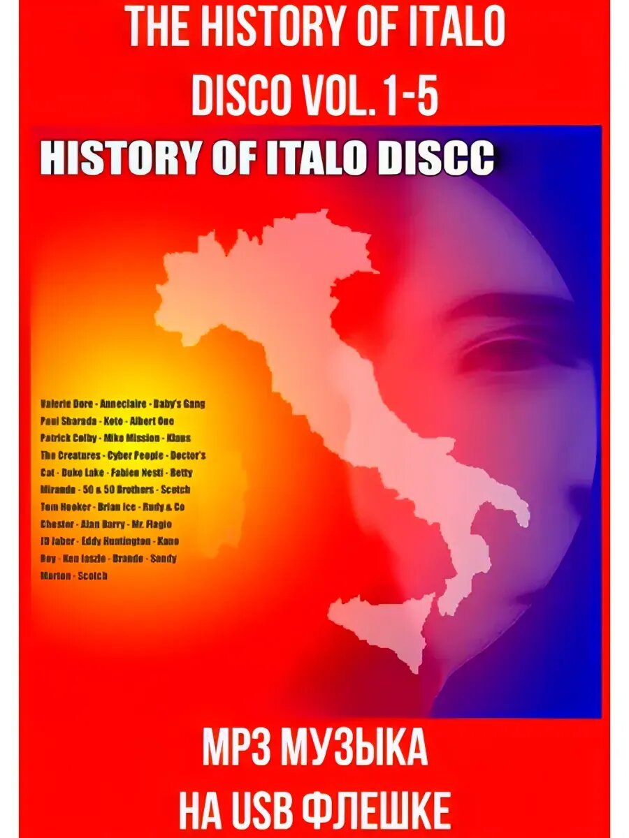 The History Of Italo Disco Vol.1-5 (MP3-USB)