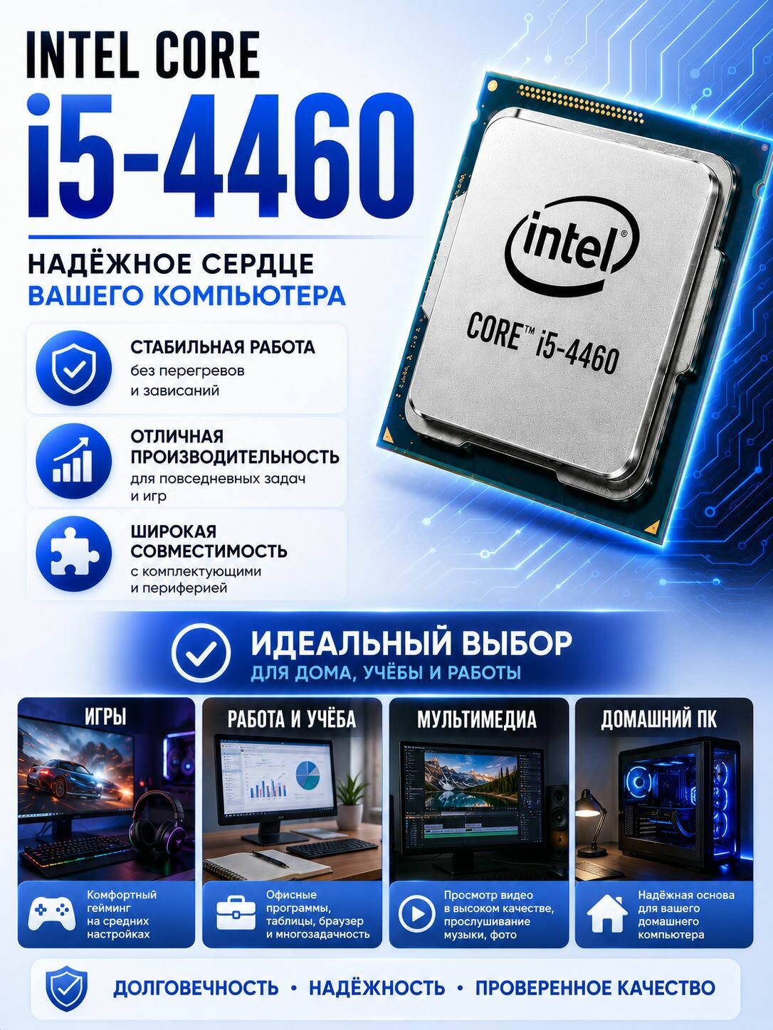 Процессор Intel Core i5-4460 — фото 1