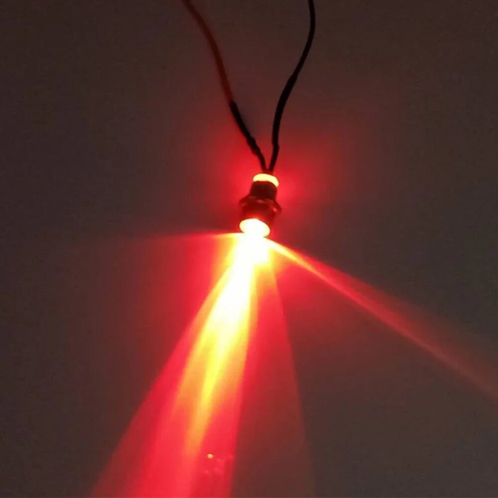 Проводные светодиодные лампы BALL LED Красный, Red, 12V