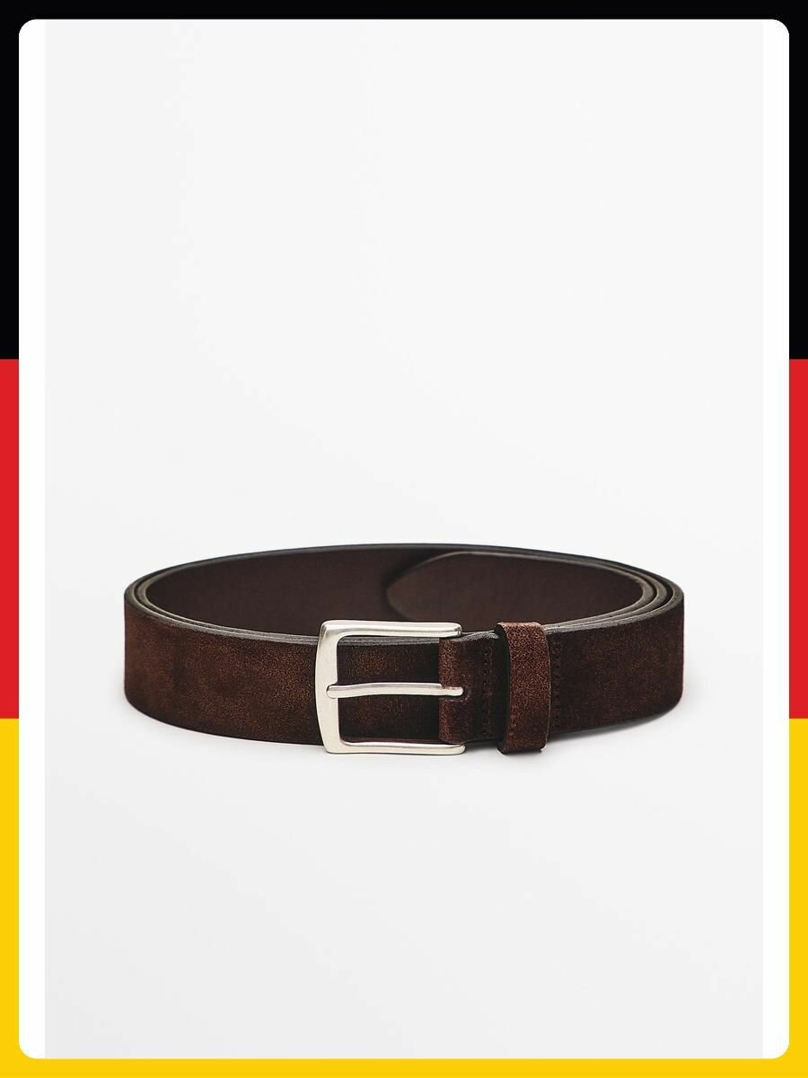 Ремень Massimo Dutti 2742/305, коричневый, 95