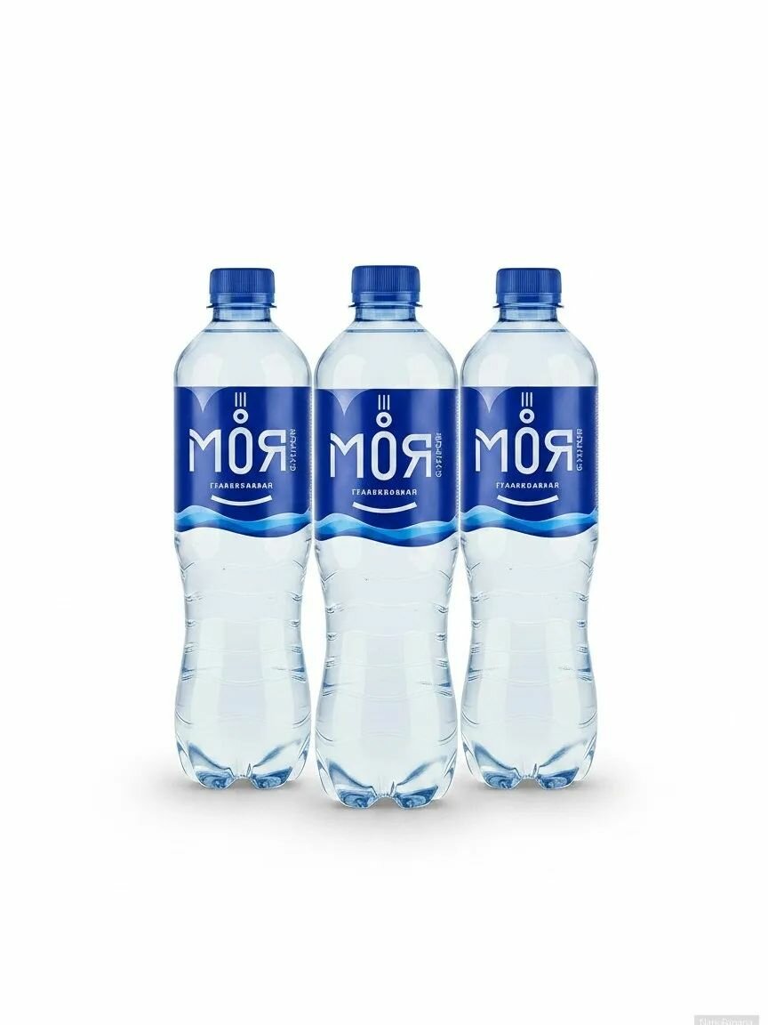 Вода питьевая 3 бутылки по 0.5 газированная