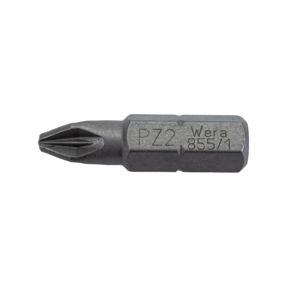Крестовая бита Pozidriv 855/1 Z PZ 2, 25 мм, 1/4", C6.3 WERA WE-072082