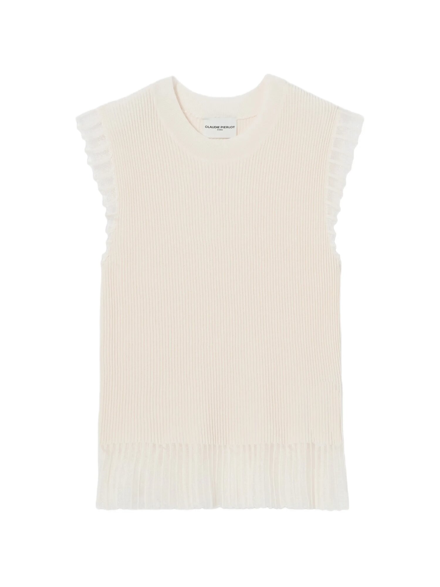Топ High-neck knit top