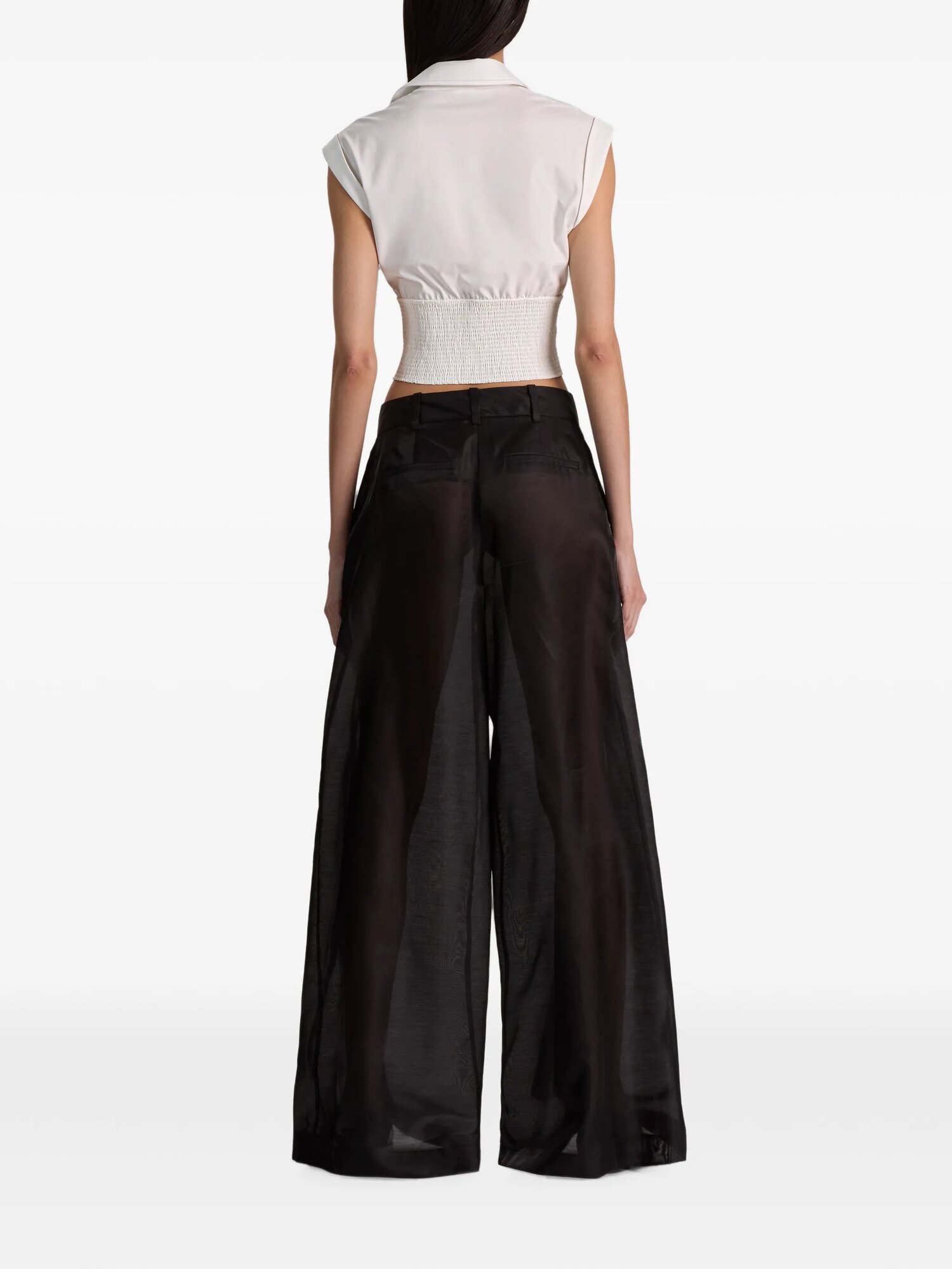 Топ Alice+Olivia Kim paneled corset top, размер 10 — фото 1