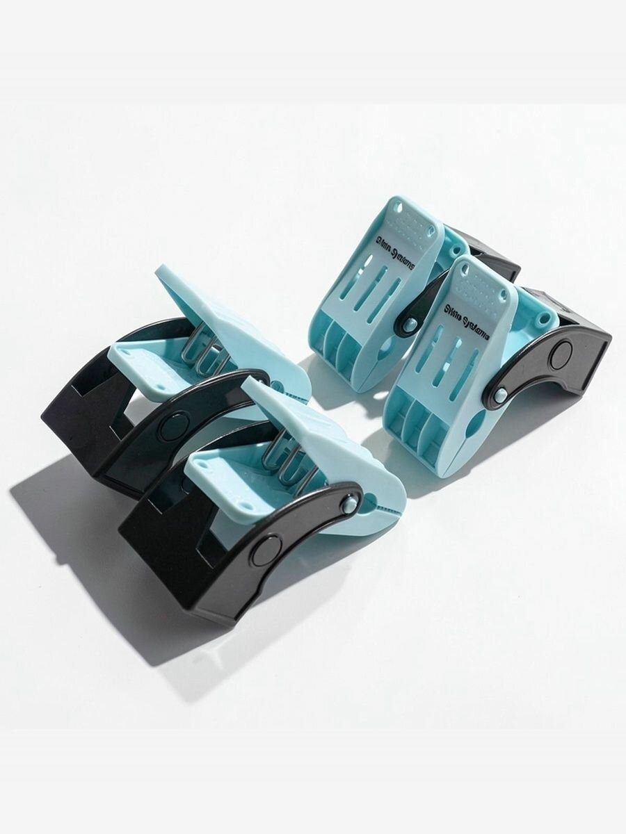 Комплект пластиковых зажимов для ковров Shine Systems Carpet Clips - 4 шт. SS350