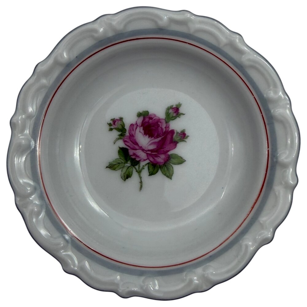 Розетка "Роза", 10.5 см, фарфор, 1937-1956 гг, Kahla, Германия