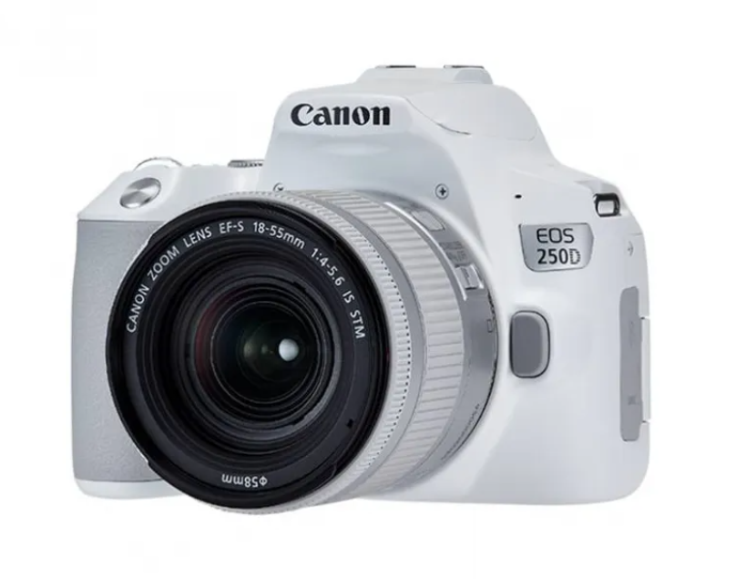 Фотоаппарат Canon EOS 250D Kit EF-S 18-55mm f/4-5.6 IS STM, белый