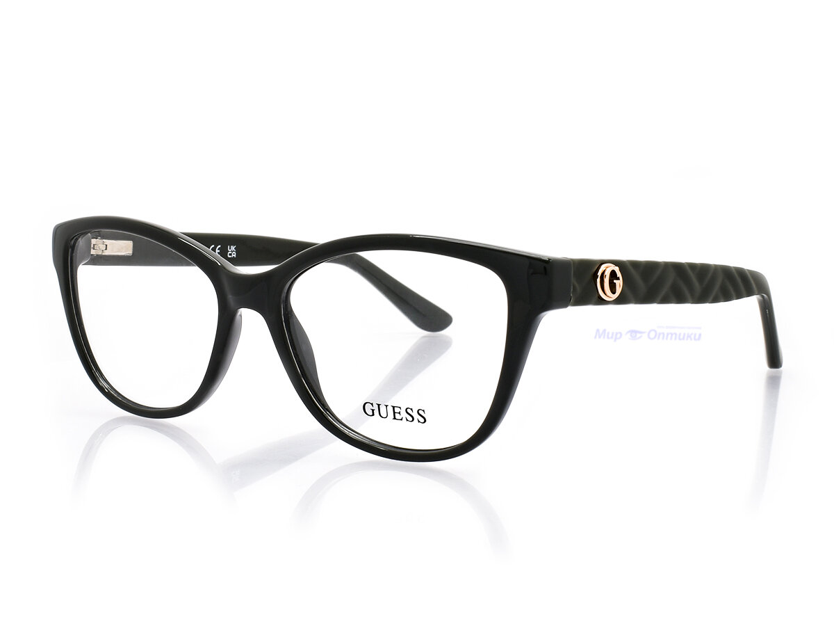Оправа для очков Guess GU50307 096 пол Женский форма оправы Кошачий глаз цвет оправы Чёрный