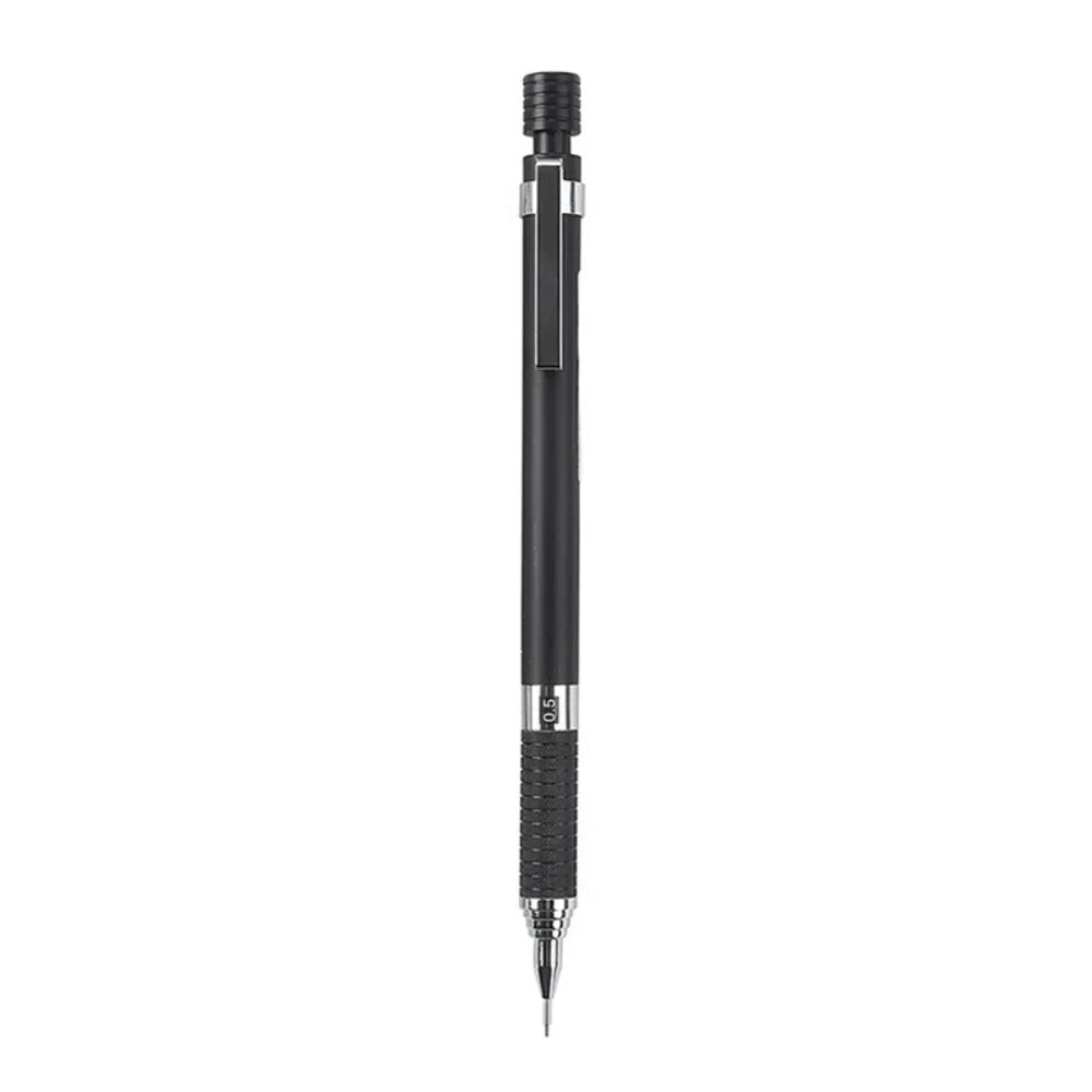 Механический карандаш металлический черный 0,5/0,7 мм Black-0.5mm