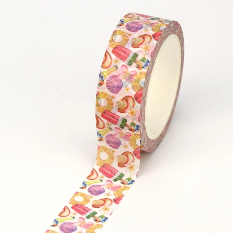 Декоративная лента Washi Tape NO.1975 для скрапбукинга
