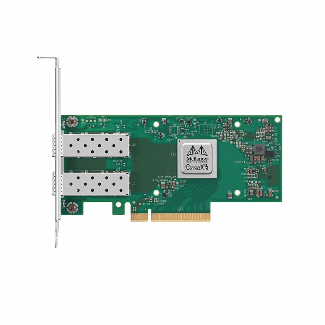 Сетевой адаптер MELLANOX MCX512A-ACAT ConnectX-5 EN PCIe3.0 x8 10/25GbE CX512A