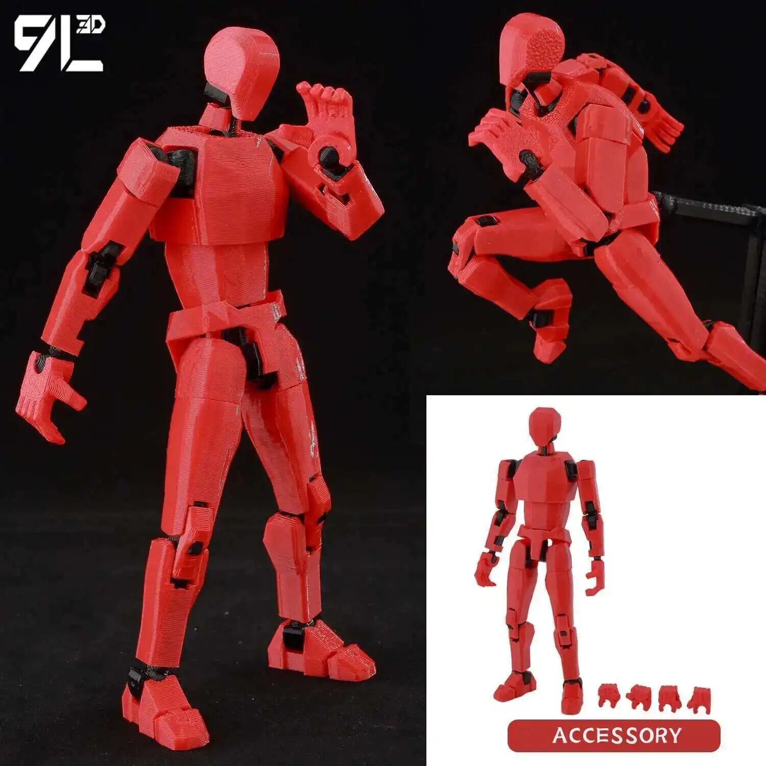 Bandai Titan13 Ct фигурка Красный, Red Black