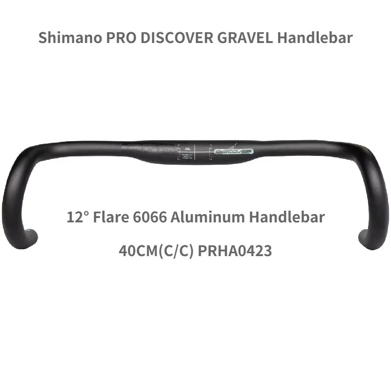 Руль Shimano PRO Discover Gravel 40см, 12° Flare