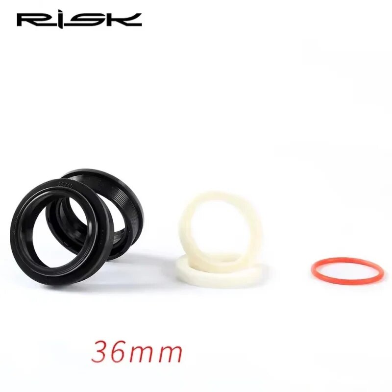 Пыльники для вилки велосипеда RISK 36mm, белые