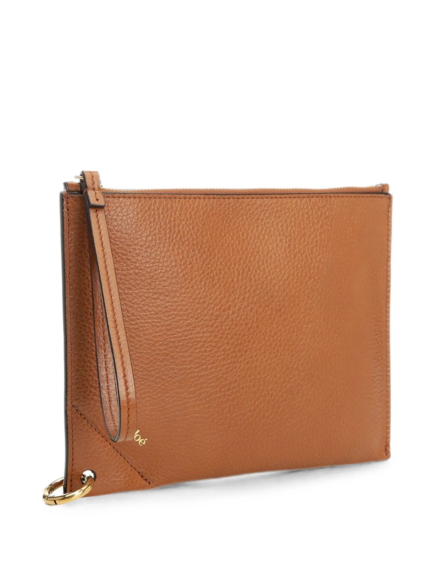 Сумка Chloe Chloé Spin leather clutch bag — фото 1
