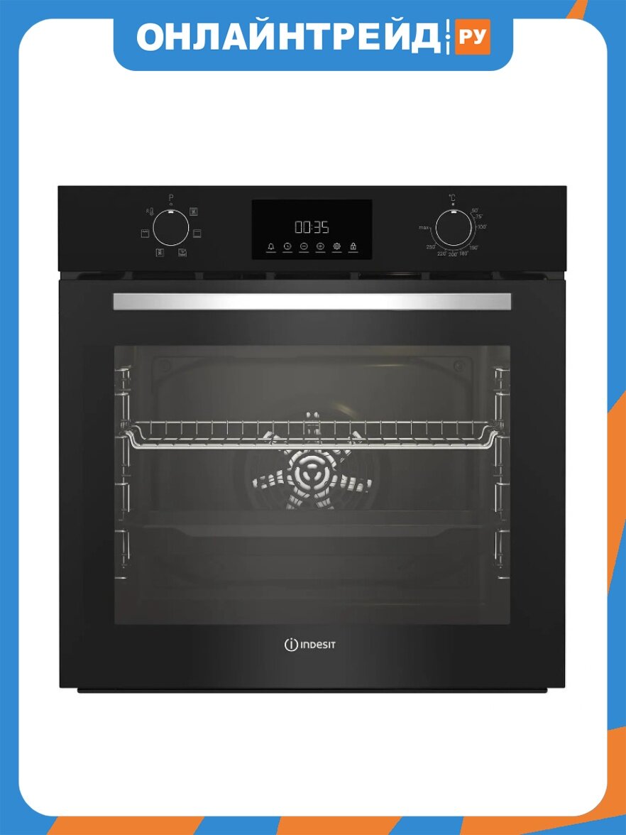 Электрический духовой шкаф Indesit IFE 3644 J BL