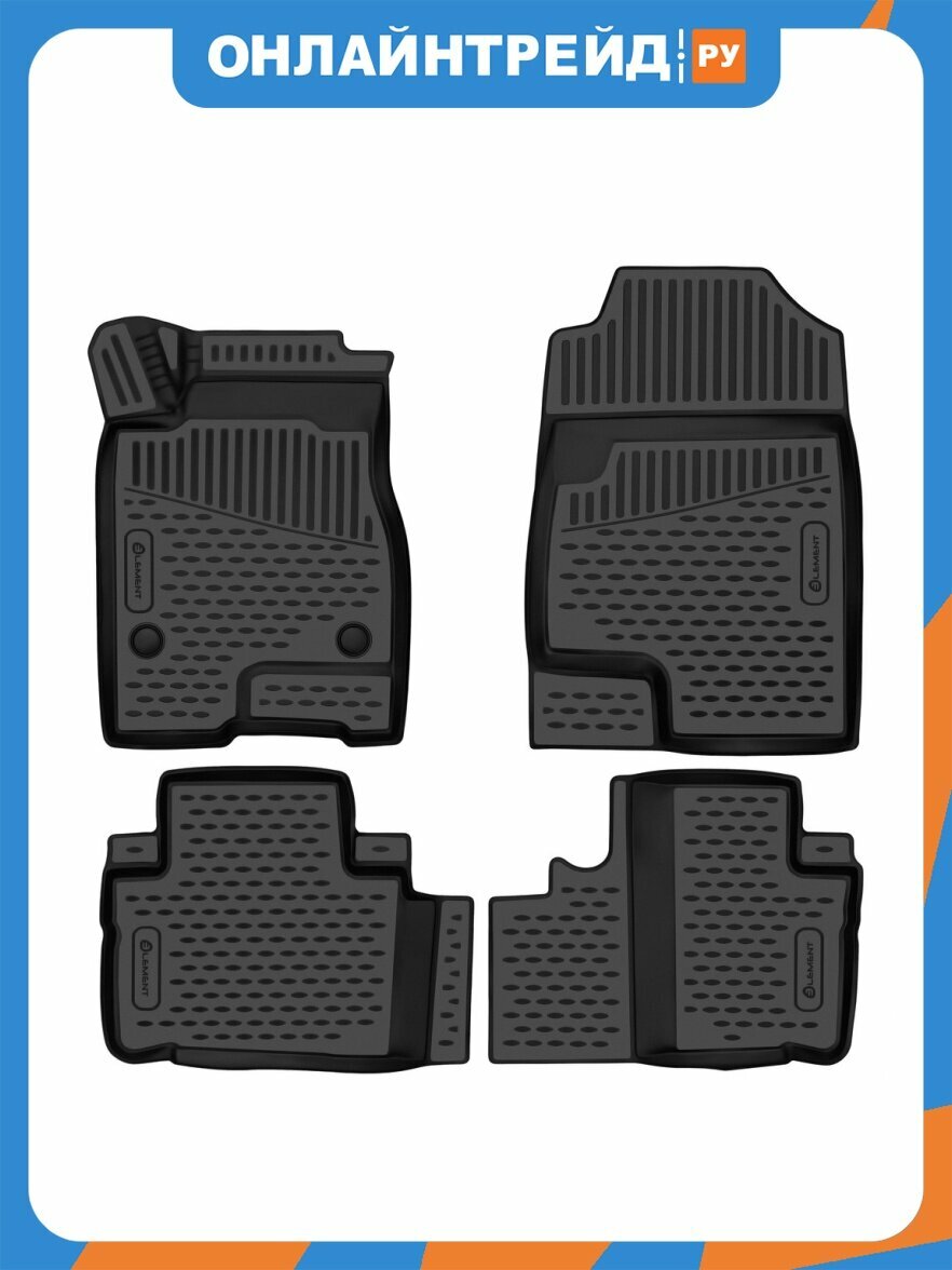Коврики 3D в салон Element для HAVAL M6 2023-, полиуретан, 4шт
