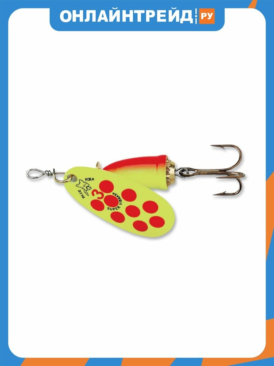 Блесна вертушка Bluefox BFS4-CLN, цвет Clown, 5,5см, 10гр