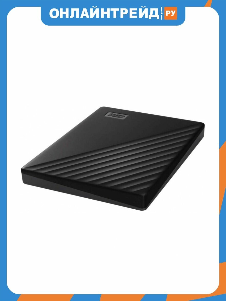 Внешний жесткий диск Western Digital WD My Passport, 5 ТБ, USB 3.2 Gen1 (WDBPKJ0050BBK-WESN) черный