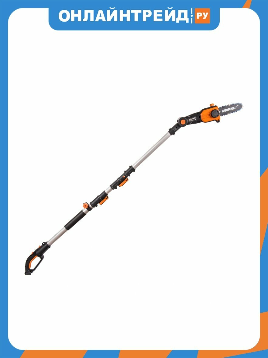 Высоторез аккумуляторный Worx WG349E.9, телескопический, без АКБ и ЗУ