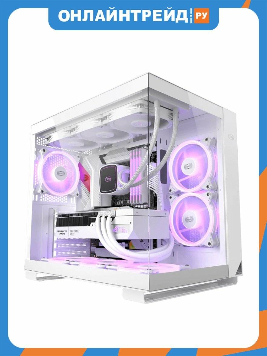 Корпус Pccooler C3T500 ARGB, белый (C3T500 ARGB WH)