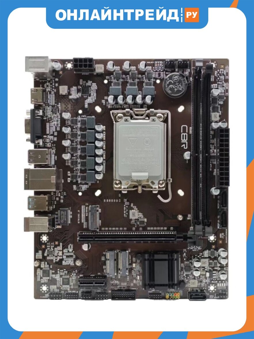 Материнская плата Cbr MB-ARB760-D4-BLK (LGA1700, ATX)