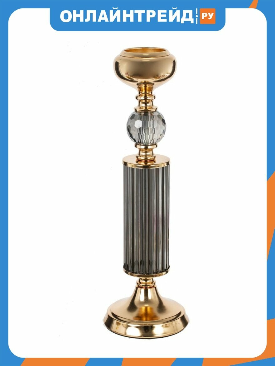 Подсвечник Remeco Collection L11,5 W11,5 H36,5 см (819262)
