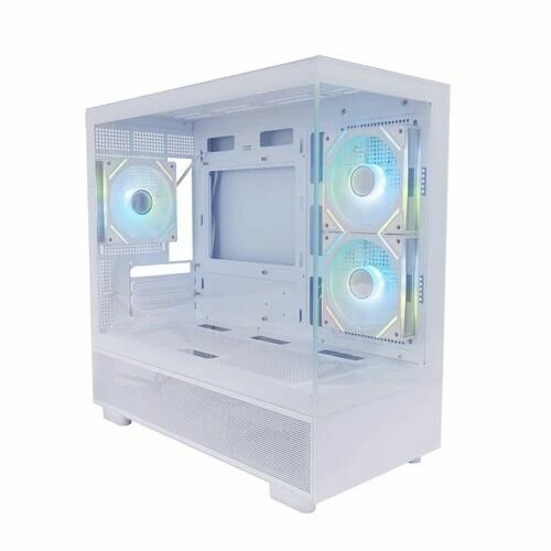 Компьютерный корпус 1STPLAYER MIKU Mi5 ARGB (Mi5-WH-2FC7R-W-1FC7-W) белый - Mini Tower, Micro ATX, USB 2.0 Type A, USB 3.2 Gen 1 Type A