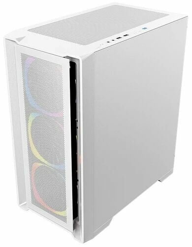 Компьютерный корпус 1STPLAYER TRILOBITE T4 (T4-WH-4FS7-W) белый - Mini Tower, Micro-ATX, USB 3.2 Gen 1 Type-A, USB 2.0 Type-A