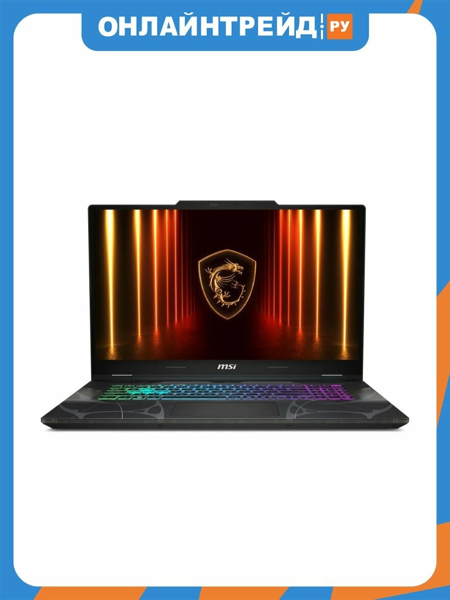 Игровой ноутбук Msi Cyborg 15 C2WE-016XRU 15.6", IPS, Intel Core 7 240H 2.5ГГц, 10-ядерный, 16Гб DDR5, 1Тб SSD, RTX 5050 8 Гб, FreeDOS, серый (9S7-15T121-016)
