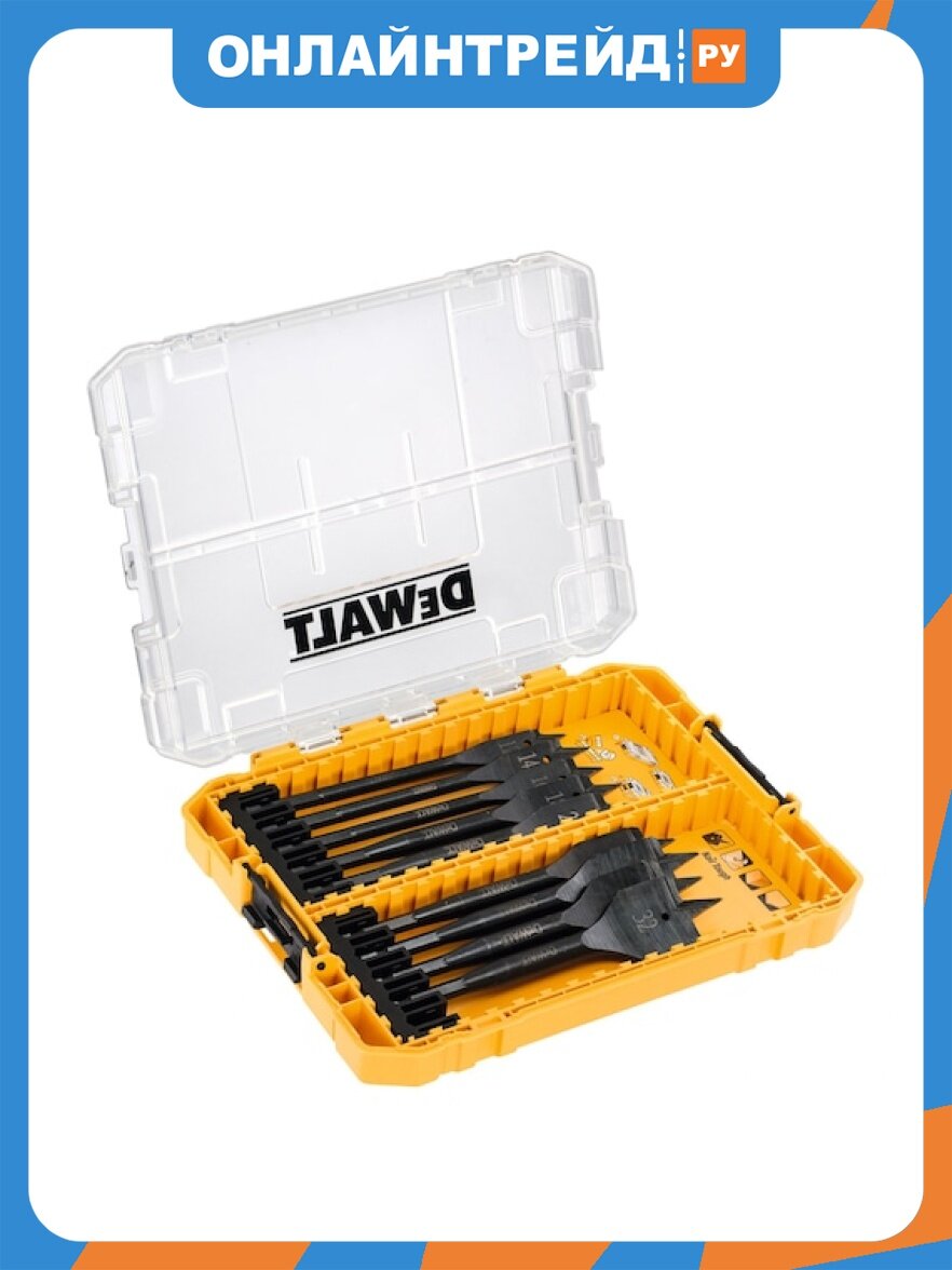Набор перьевых сверл Dewalt DT70751, Impact (8шт)