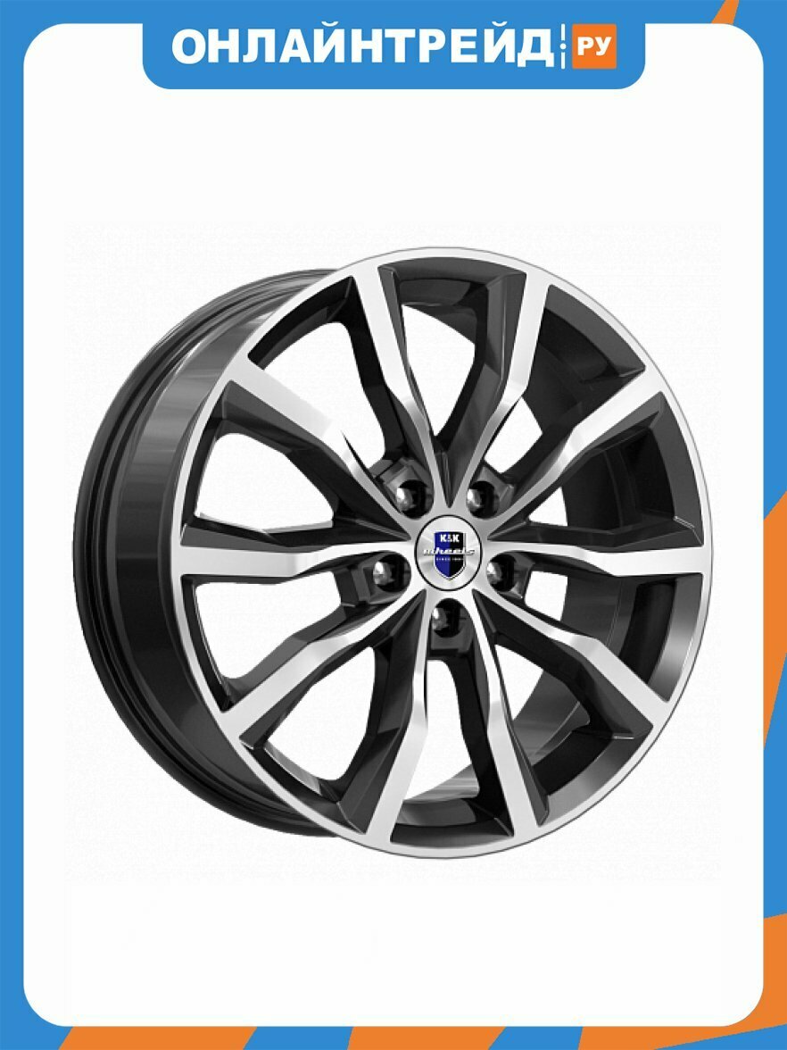 Диск K&k Портер 7.5x18/5x114.3 D67.1 ET45 алмаз чёрный