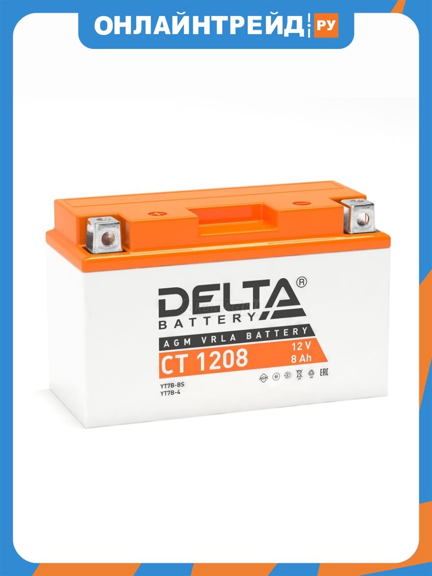 Аккумуляторная батарея Delta Battery CT 1208