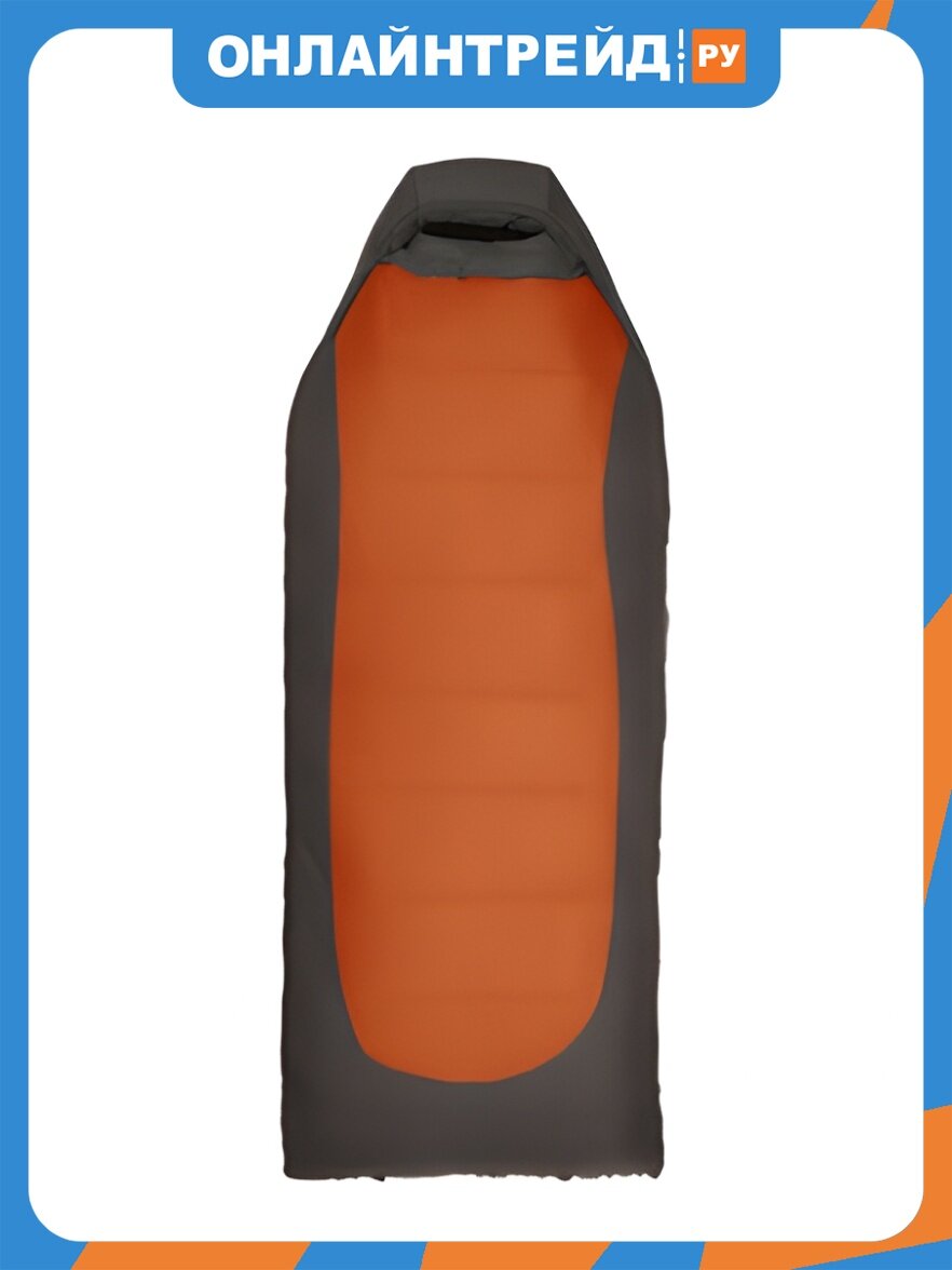 Спальник Tramp Trs-061C Troll T-Loft Compact, Левый, оранжевый