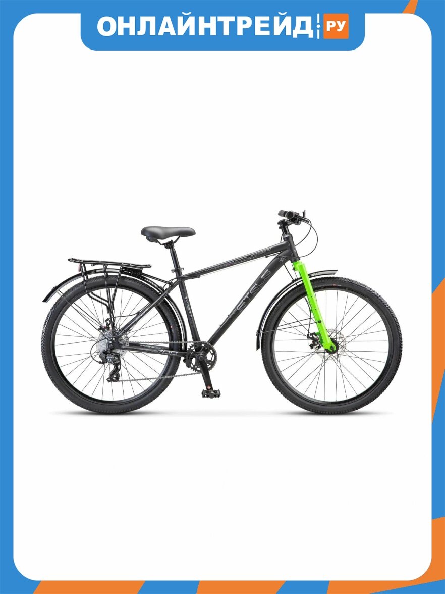 Stels Горный велосипед 27.5" Navigator Курьер 705 MD ( 8-ск.) (рама 17.5) Z010 Черный/матовый 2025 (М)