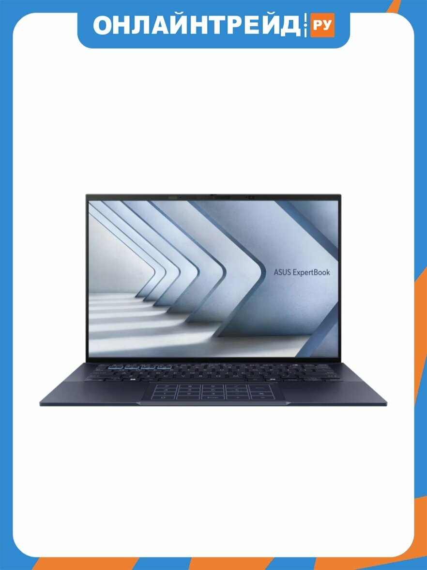 Ноутбук Asus ExpertBook Premium B9403CVAR-PP1794 14" WQXGA+ OLED 90Hz 400nits Core 5 120U(1.4ГГц), 16Гб LPDDR5x, SSD 1Тб, Intel Graphics, без ОС, Star Black