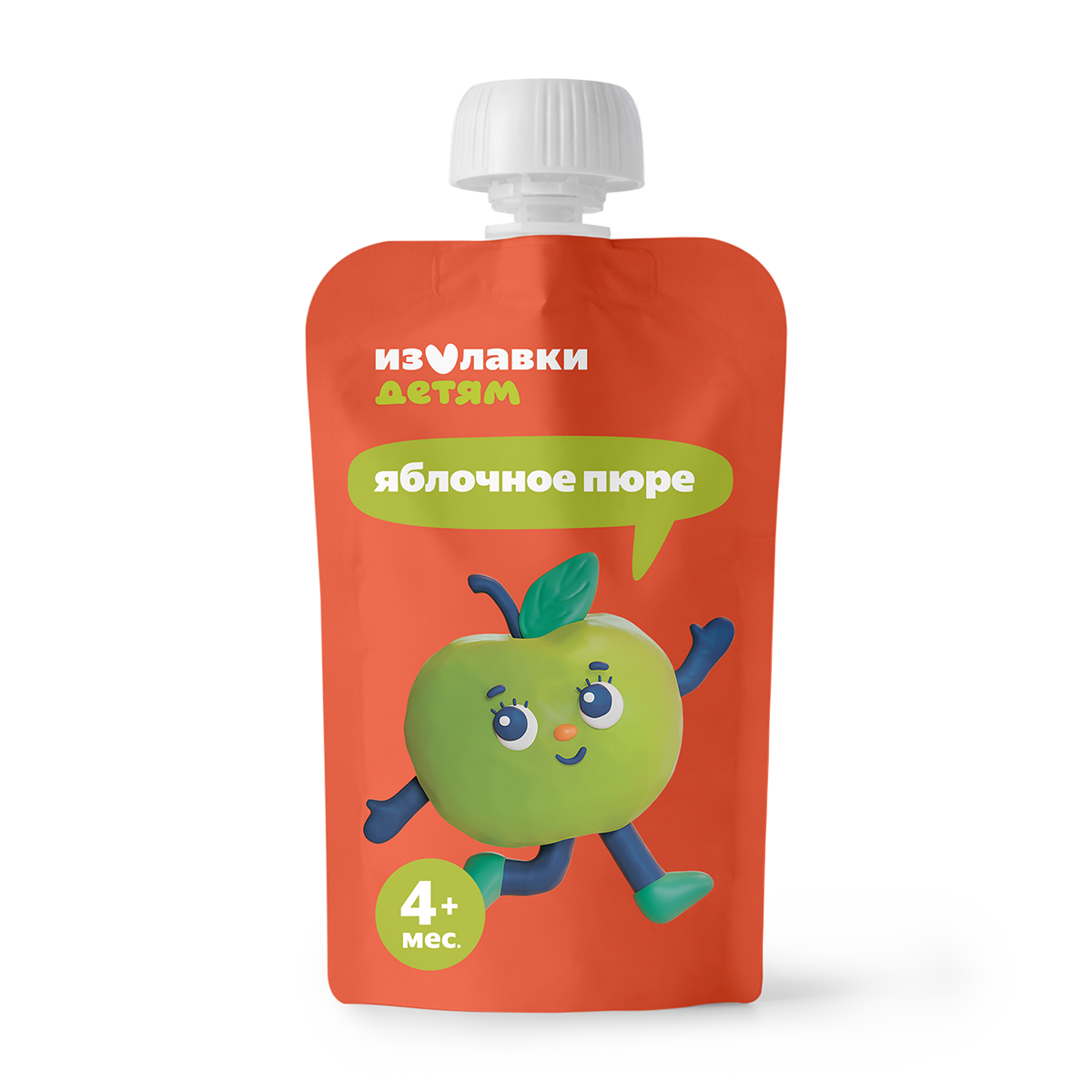 Пюре "Из Лавки", из яблок, для детей от 4 месяцев, без крахмала, 90 г