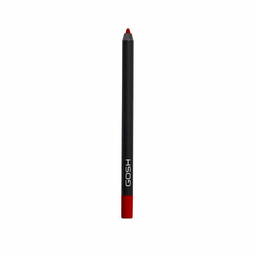 GOSH Карандаш для губ водостойкий Velvet Touch Lipliner Waterproof, 016 The Red, 1,2 г 016 The Red