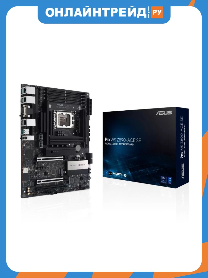 Материнская плата Asus PRO WS Z890-ACE SE (LGA1851, ATX)