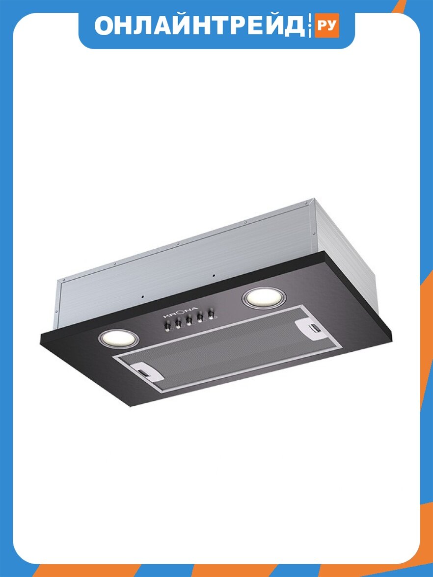 Встраиваемая вытяжка Krona SELINA 600 black PB
