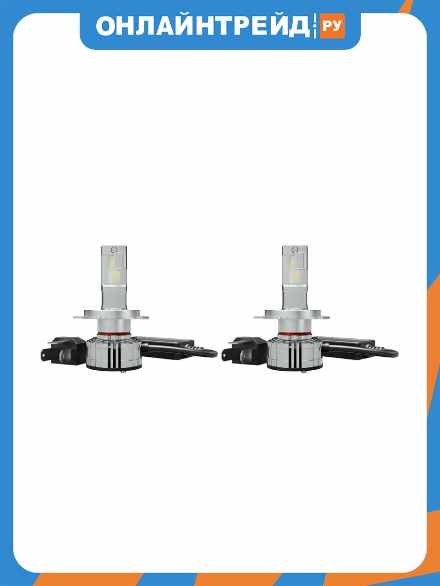 Лампа автомобильная Osram Cool White LEDriving HL +400% H4/H19 P43t/PU43t-3 6500K 12V 2шт, 64193DWPB