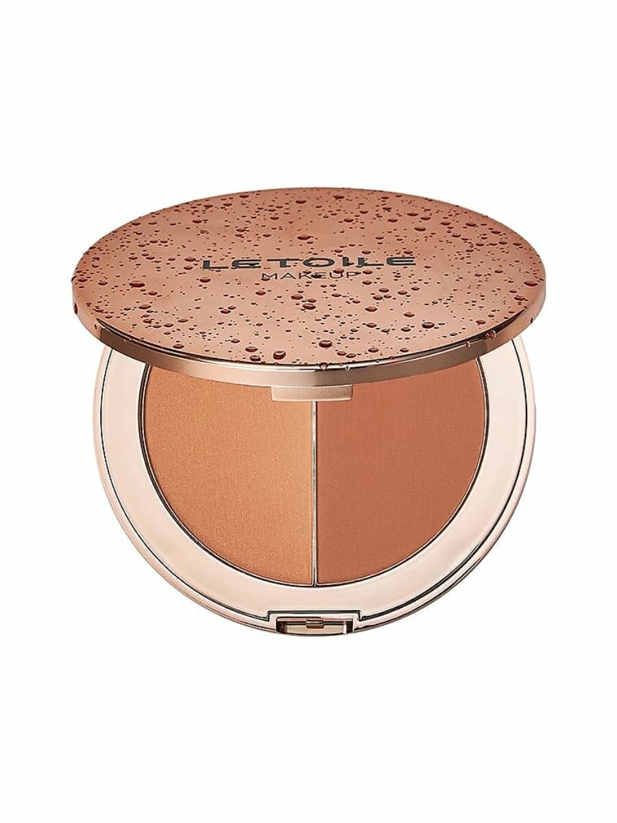 Бронзер дуо для лица и зоны декольте Bronzer Duo For Face And Decollete, 14 г