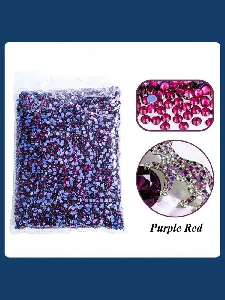 14400 штук Purple Red SS20 крупной упаковки оптом высококачественные DMC горячие стразы