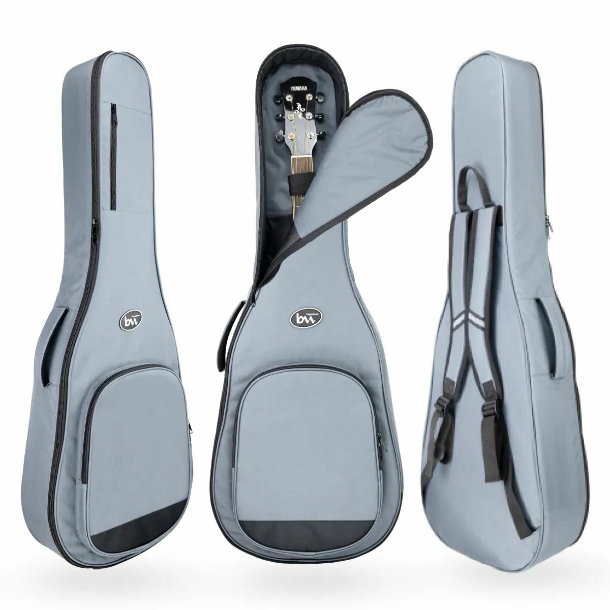 Чехол для акустической гитары bagandmusic BM1233 Simple Acoustic gray