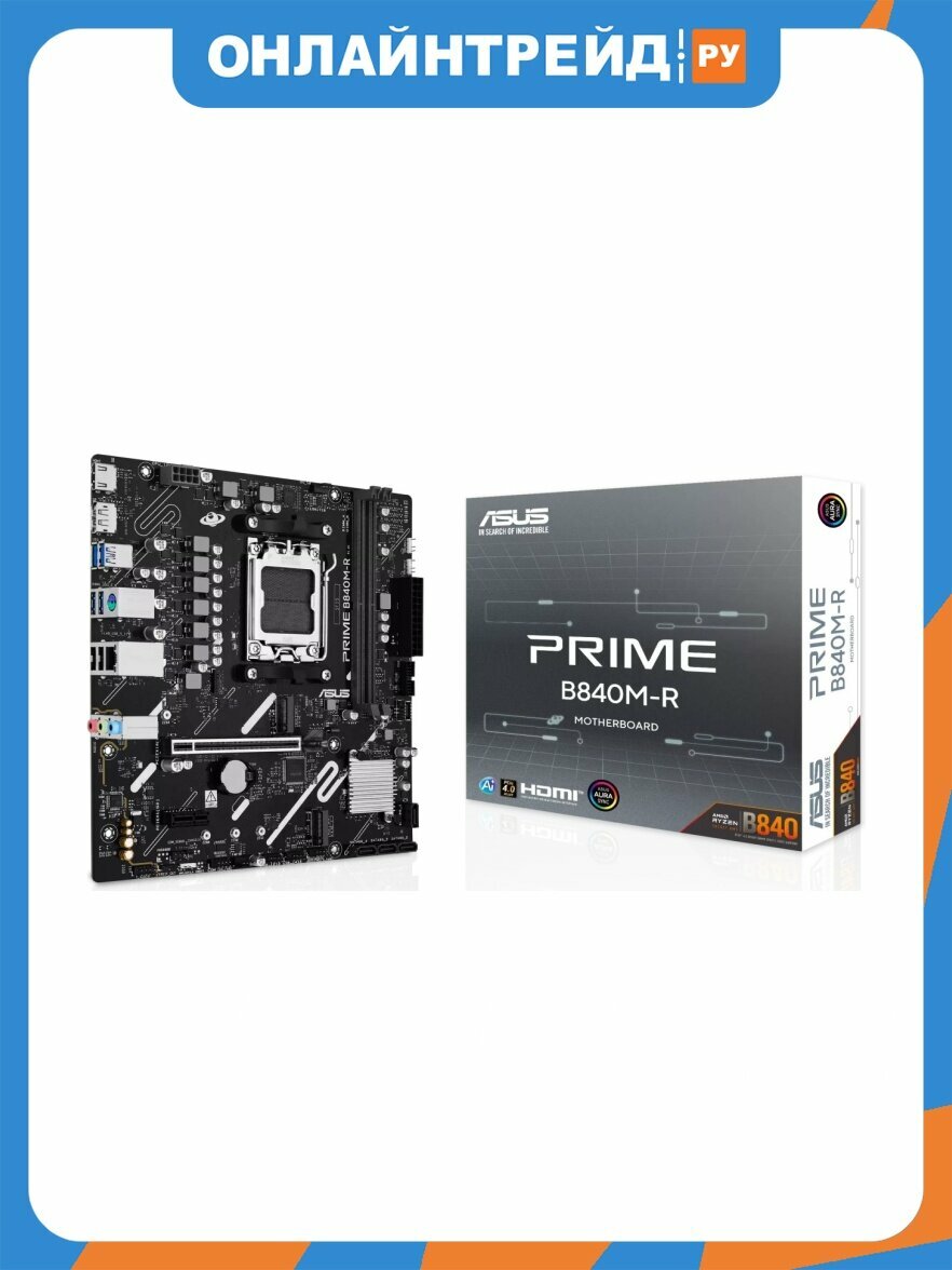 Материнская плата Asus PRIME B840M-R (AM5, mATX)