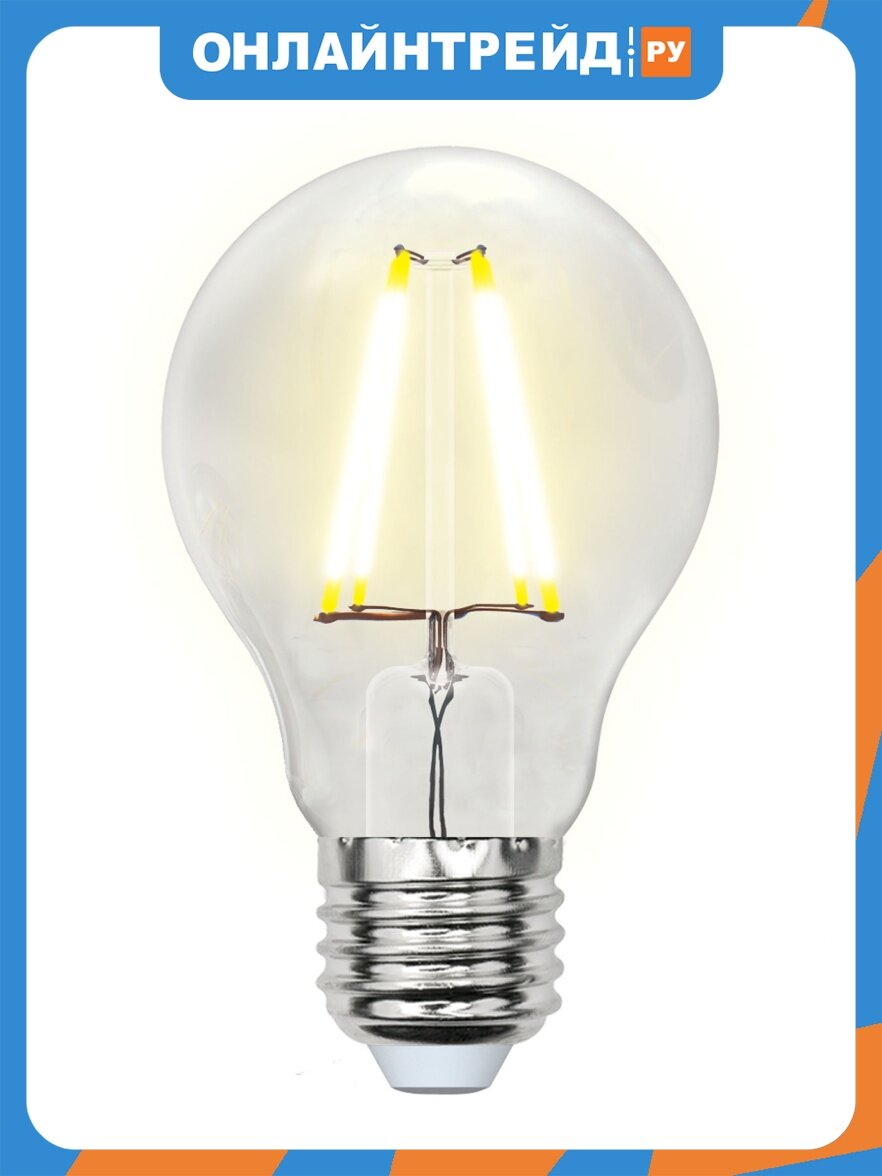 Светодиодная лампа Uniel LED-A60-8W/WW/E27/CL GLA01TR