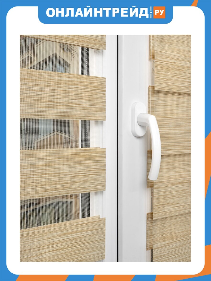 Рулонная штора LM Decor День-Ночь Бруклин 22-03, песочный, 180х185 см (2203180 LD)