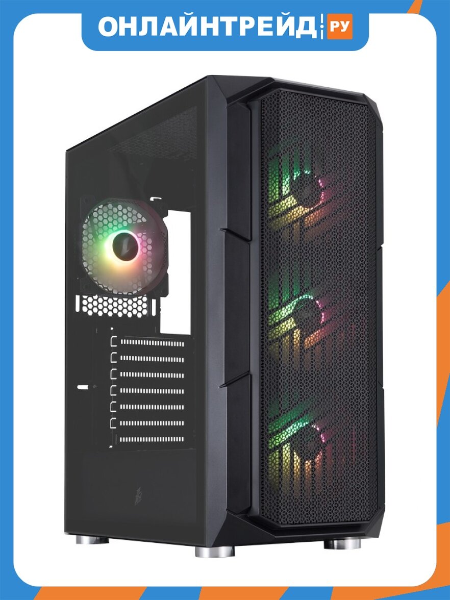 Корпус 1STPLAYER FIREBASE XF, черный (XF-BK-4F7)
