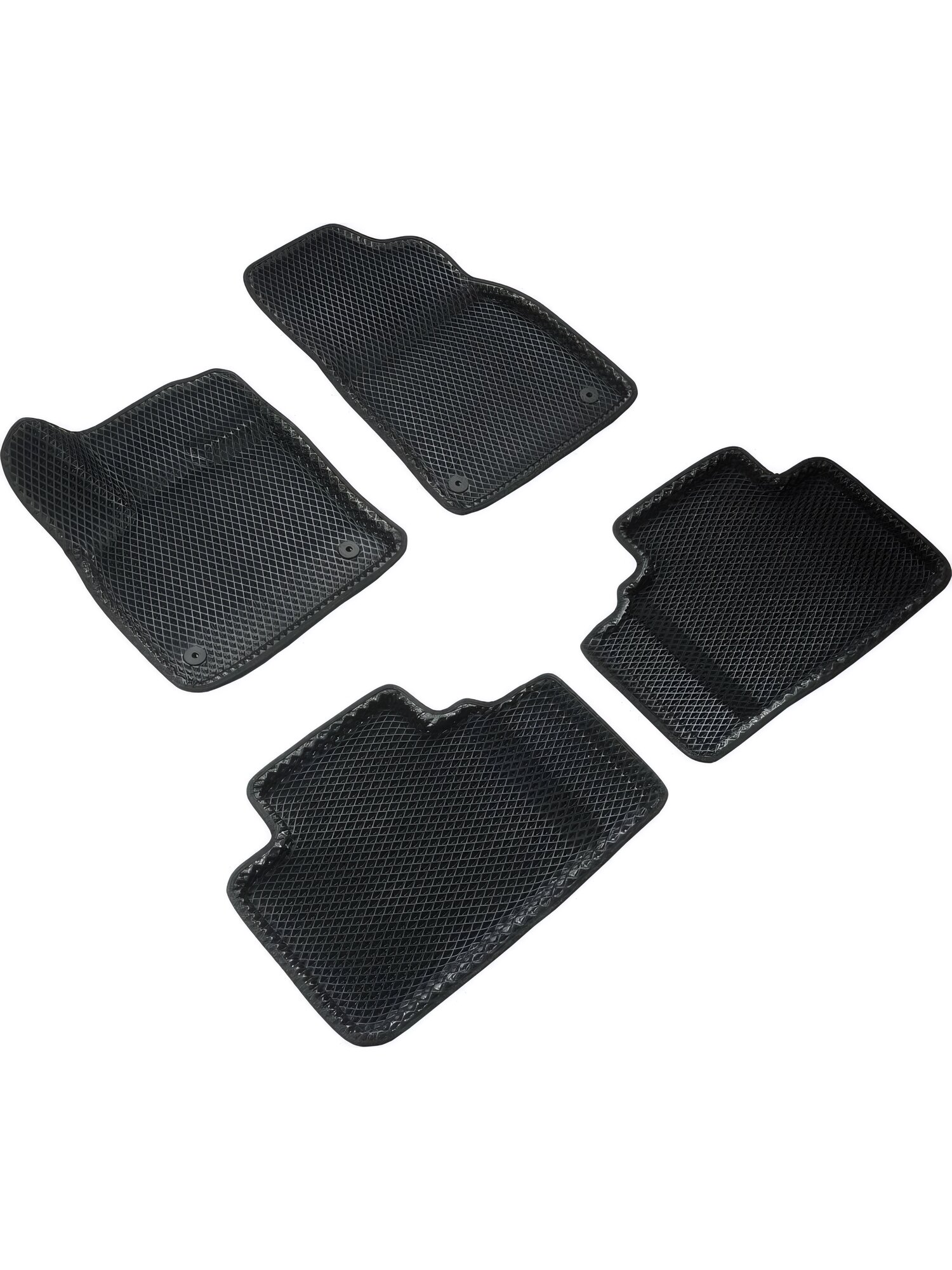Коврики EVA 3D ромб для Geely Atlas II 2WD 2023-н. в. Seintex 317462