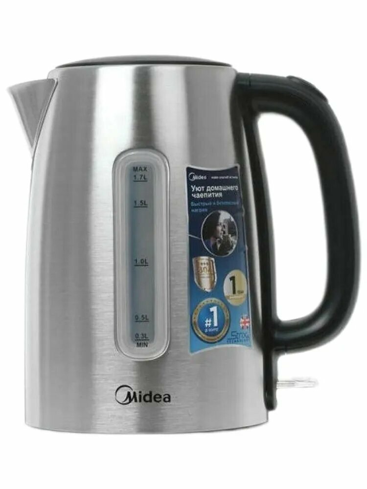 Электрический чайник Midea MK-8028 серебристый